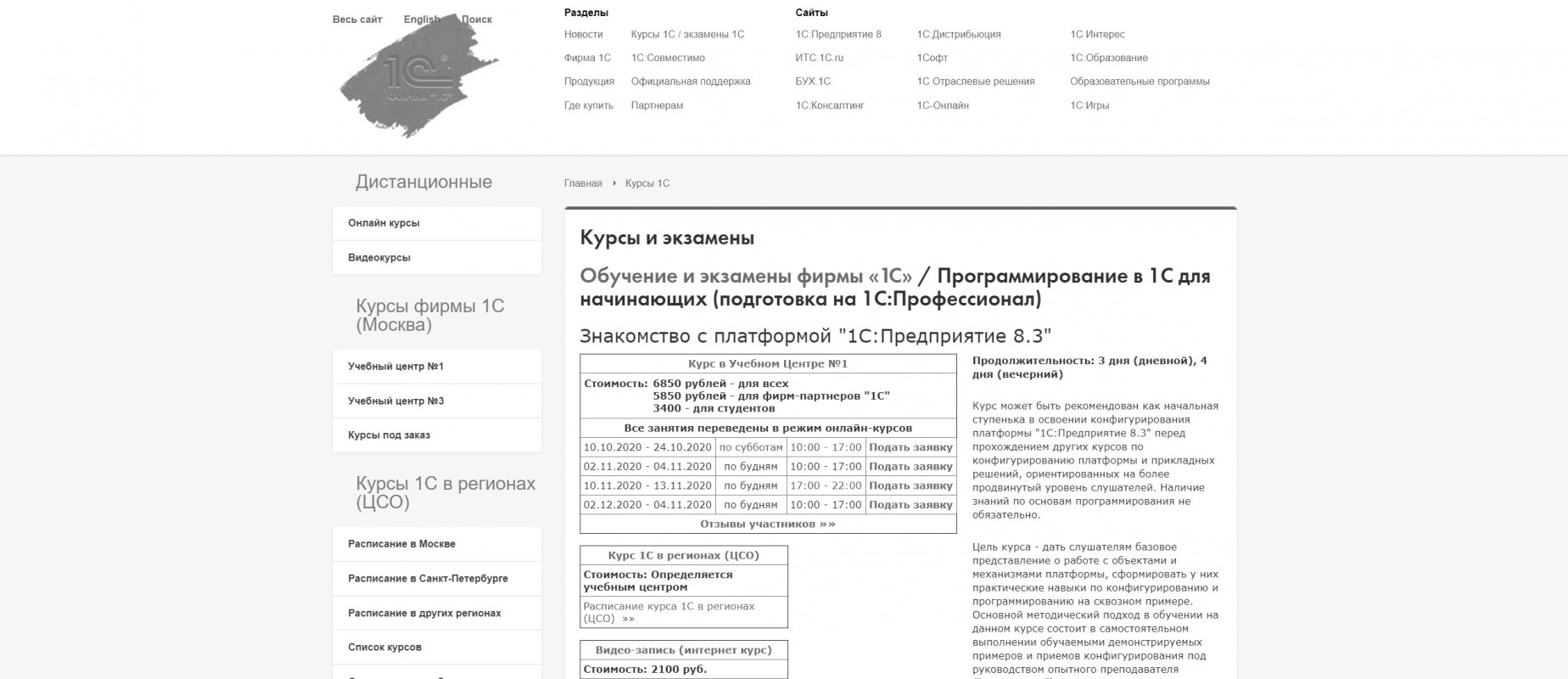 Профессия 1с программист: курсы и обучение с нуля в 2021